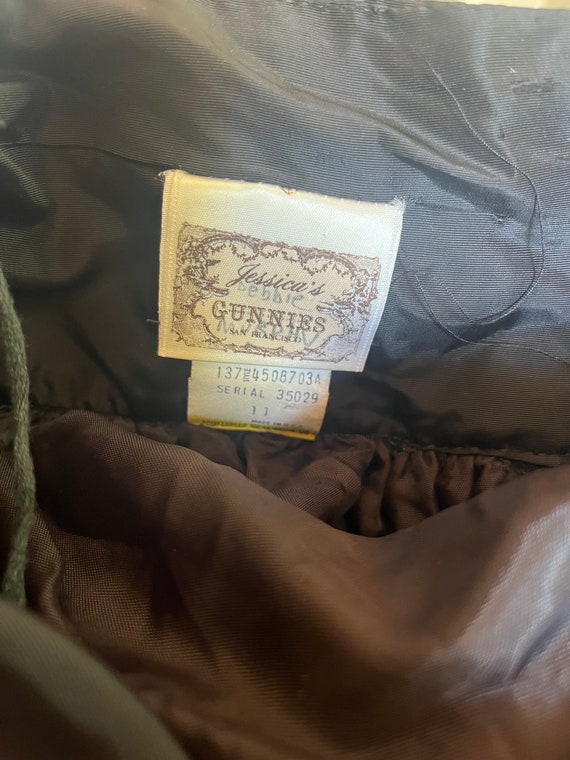 1970s size 11 Jessicas Gunnies long black ball gown s… - Gem