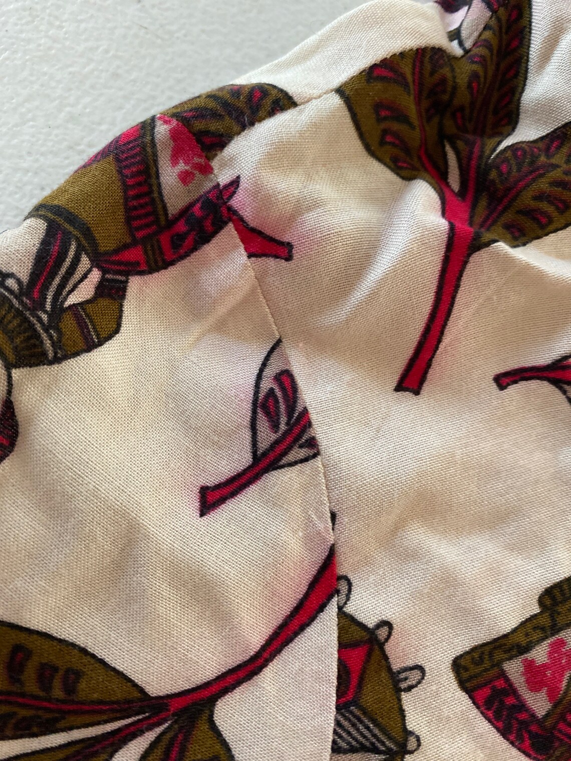 60s Small Florence Walsh Button Down Ethnic Dress Novelty - Etsy