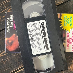 Stamping Ground VHS A Woodstock Rock U Mentary Movie Holland Rock Fest ...