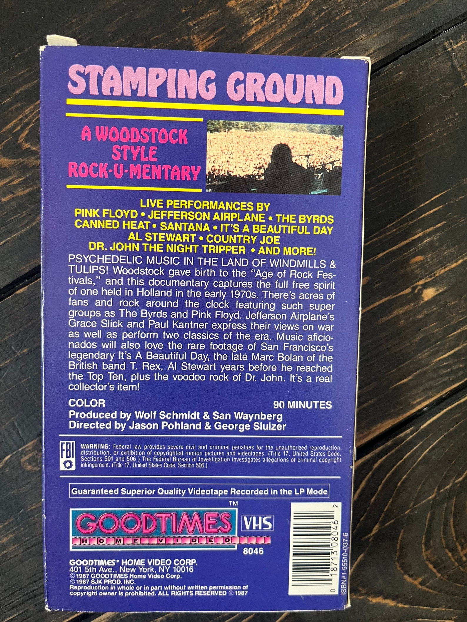 Stamping Ground VHS A Woodstock Rock U Mentary Movie Holland - Etsy