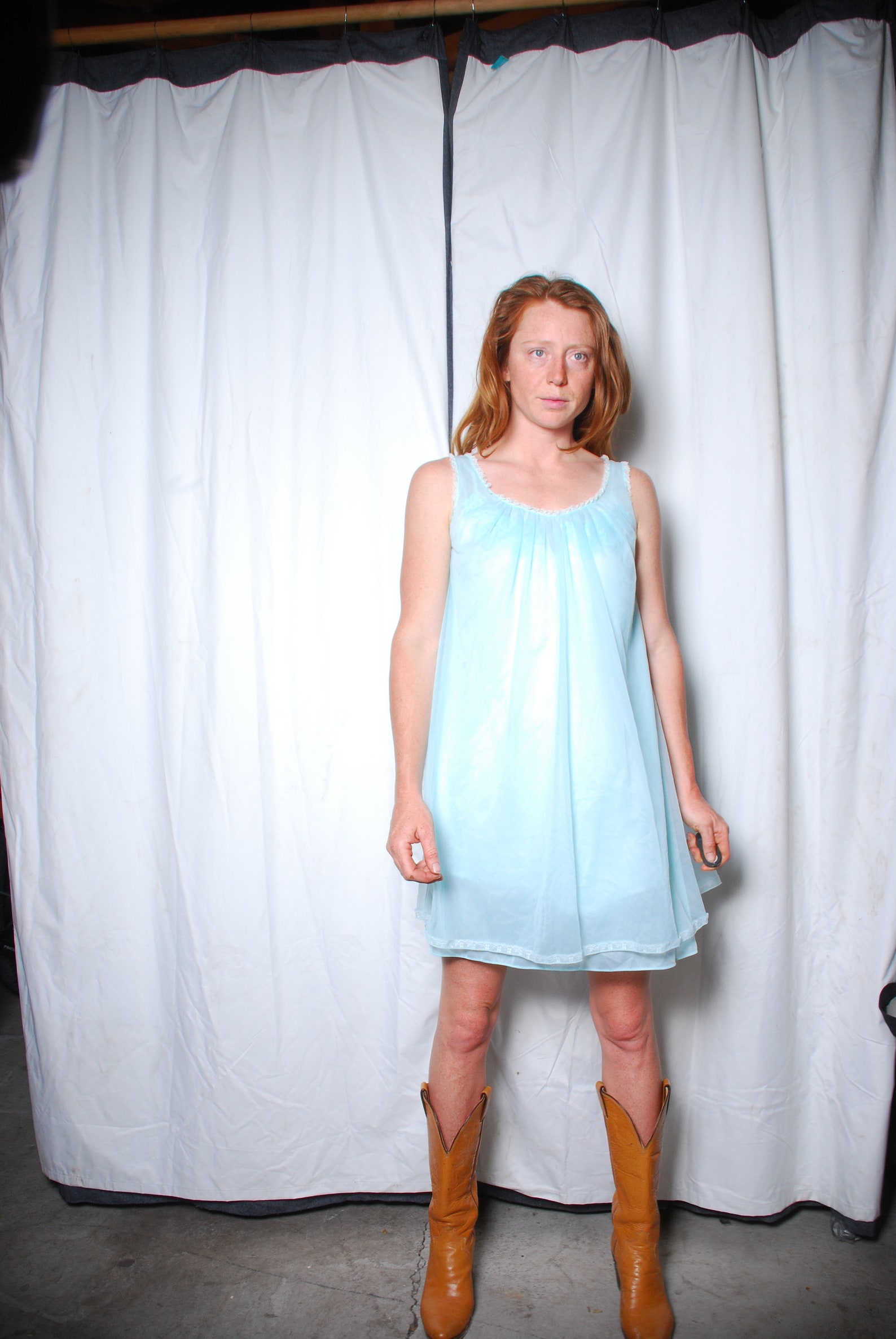60s Medium Powder Blue Sheer Nightgown Mini Dress Cute Bedtime - Etsy