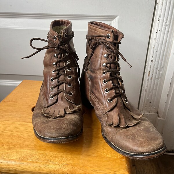 Justin Roper Boots - Etsy