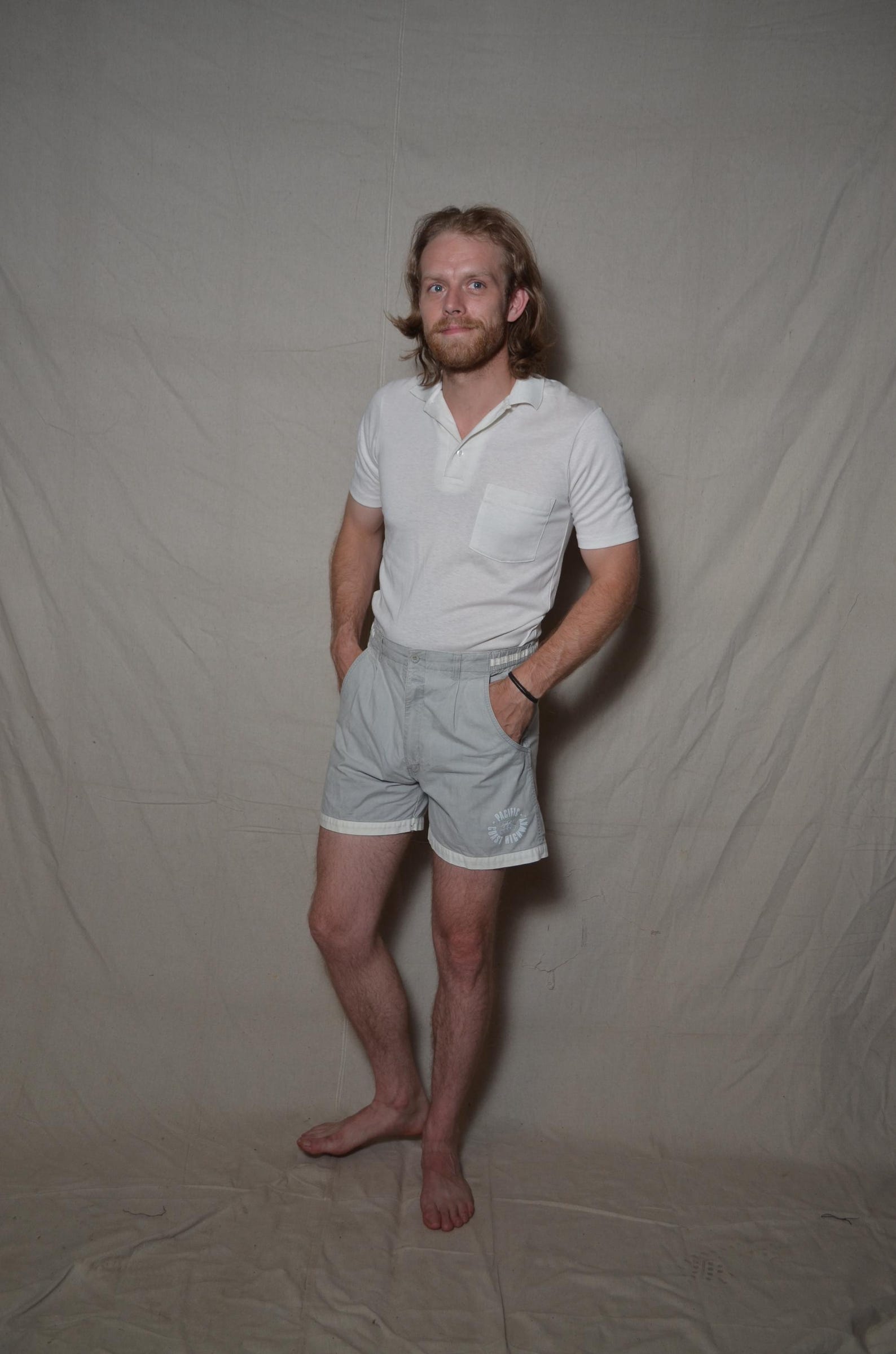 90s Mens 34 Faded Gray Board Shorts Pacific Coast Highway Beach Summer ...