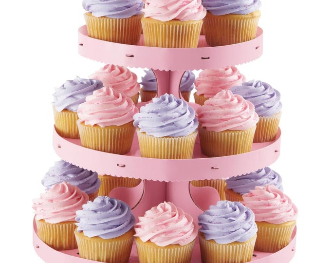 Paper Cupcake Stand-wilton Corrugated Cupcake Stand W/borders - Etsy
