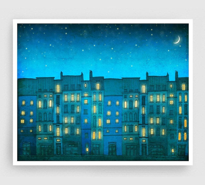 You Are Not Alone - Dreamy Paris Wall Print Emotional Interior Poetic ...