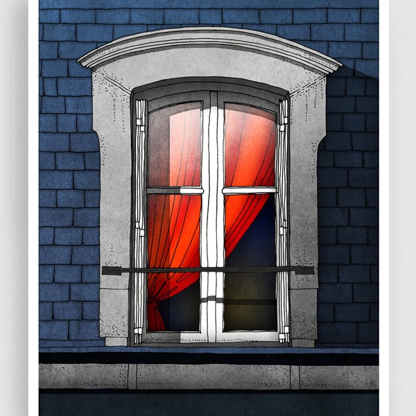 Paris Illustration - Etsy