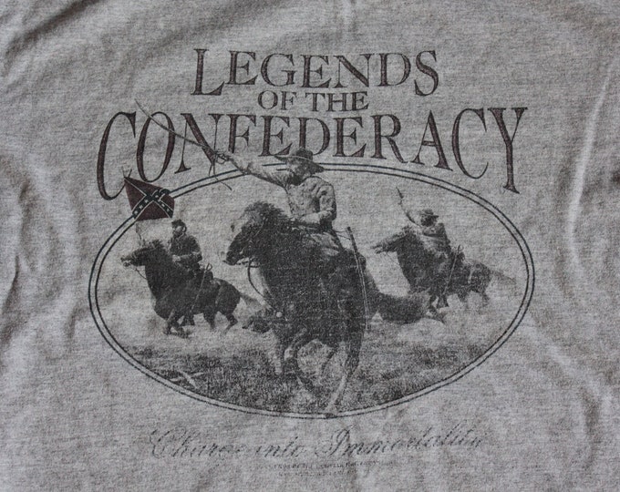 Vintage Legends of the Confederacy T Shirt Confederate Flag Rebel ...
