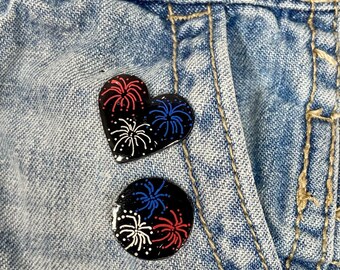 25 Pack Patriotic American Fourth of July Pinback Buttons 1.5 Inch - Etsy