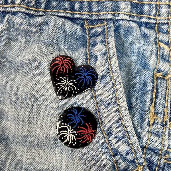 Fireworks Pin - Etsy