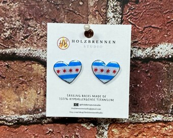 Chicago Earrings | Etsy