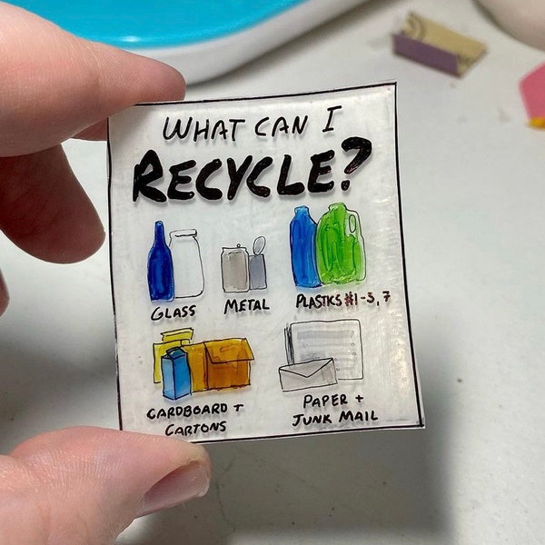 Recycled Magnet - Etsy
