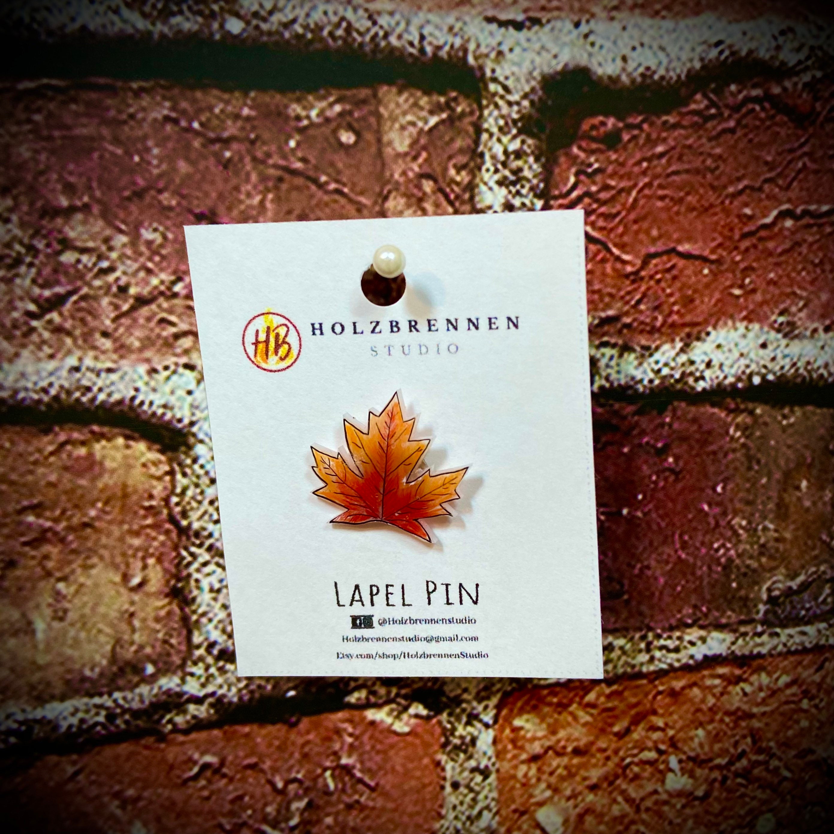 Autumn Pin Badges - Etsy