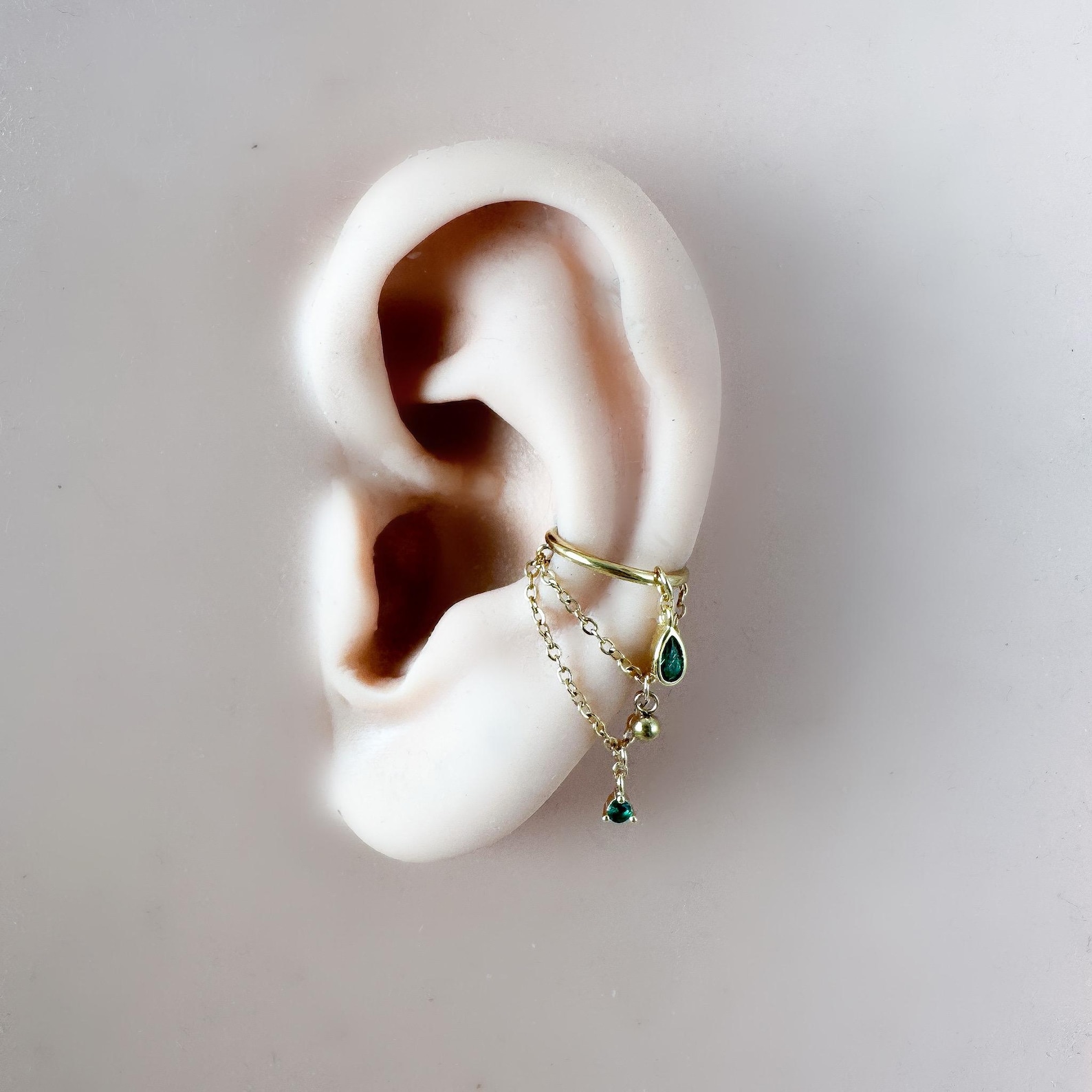 14g 16g 18g 6mm-12mm Dainty Selene Dusty Blue Double Chain Helix ...