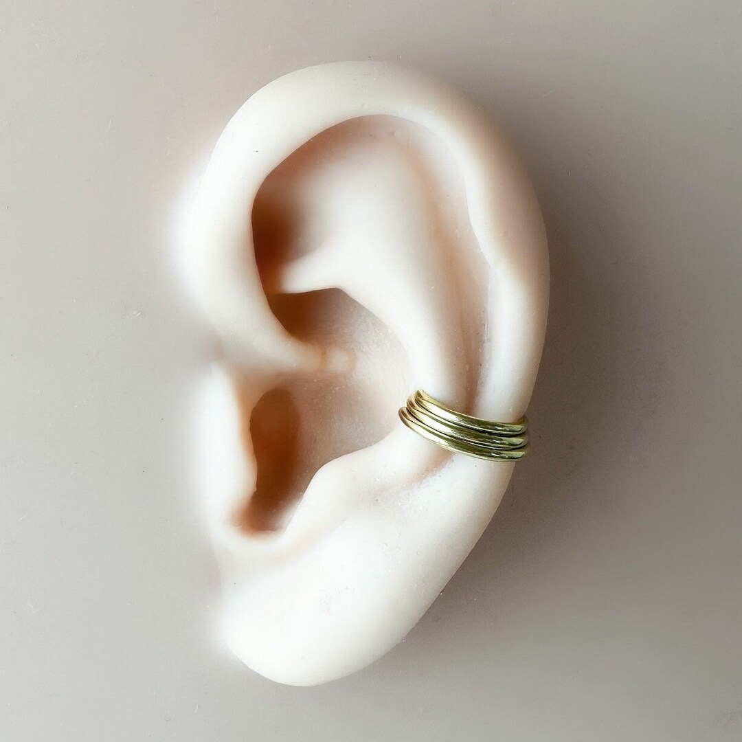 Titanium 16g Stack Conch or Helix Hoop, Hoop Huggies, Cartilage ...