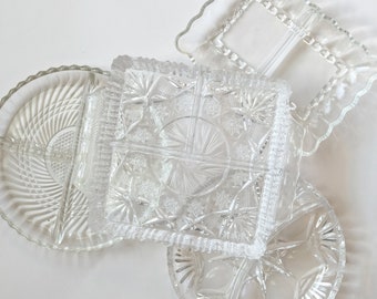 Vintage Glass Tray | Etsy