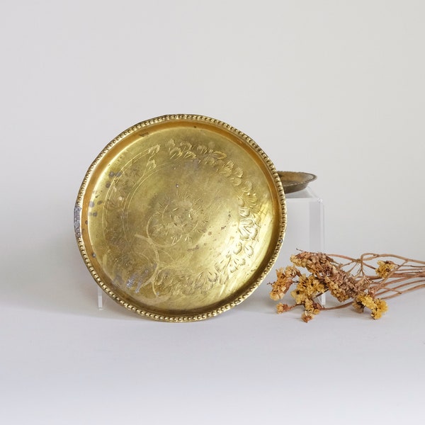 Vintage Brass Tray - Etsy