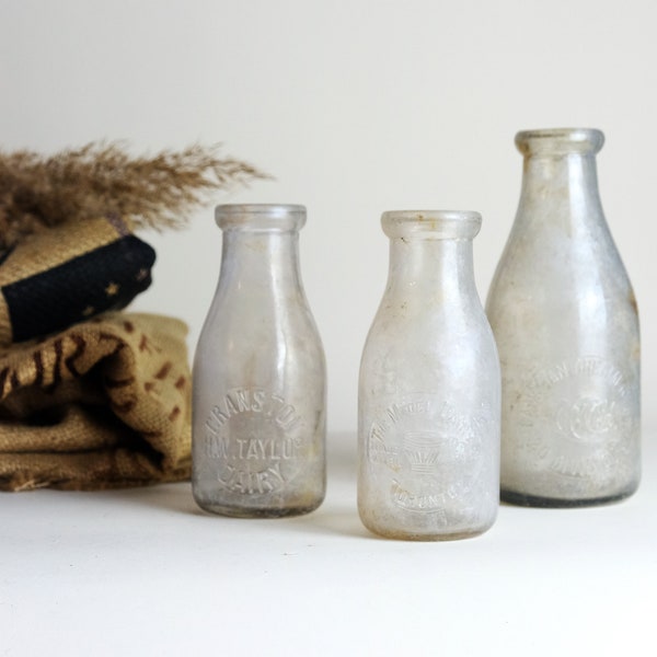 Milk Bottle Vase - Etsy