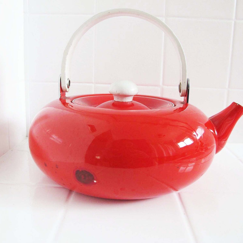 Enamel Tea Pot - Etsy