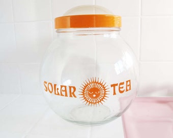 Glass Sun Tea Jar - Etsy