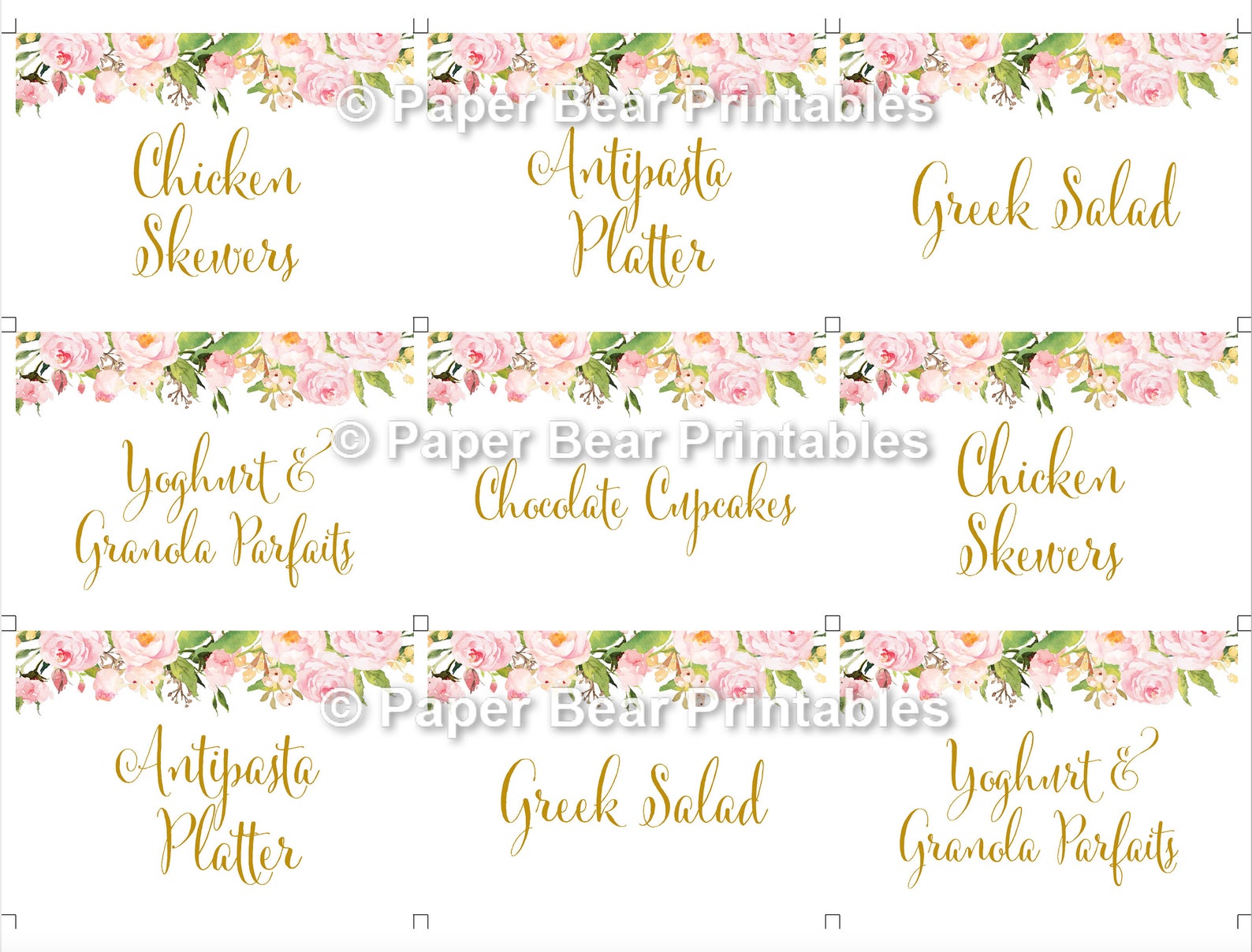 Food Labels Editable Food Labels Labels Editable Labels - Etsy