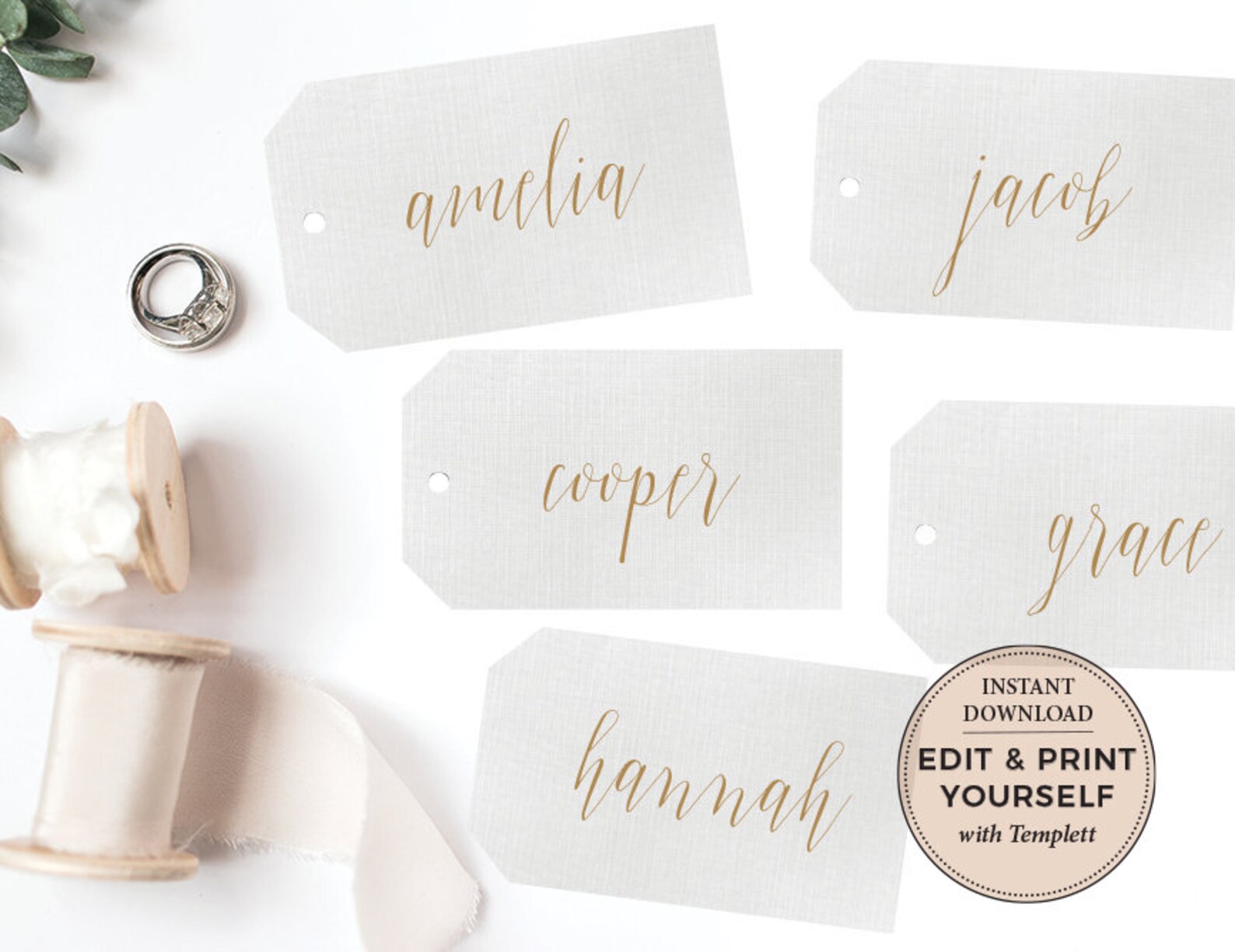 Name Tags Wedding Name Tags Calligraphy Name Tags Editable - Etsy Australia