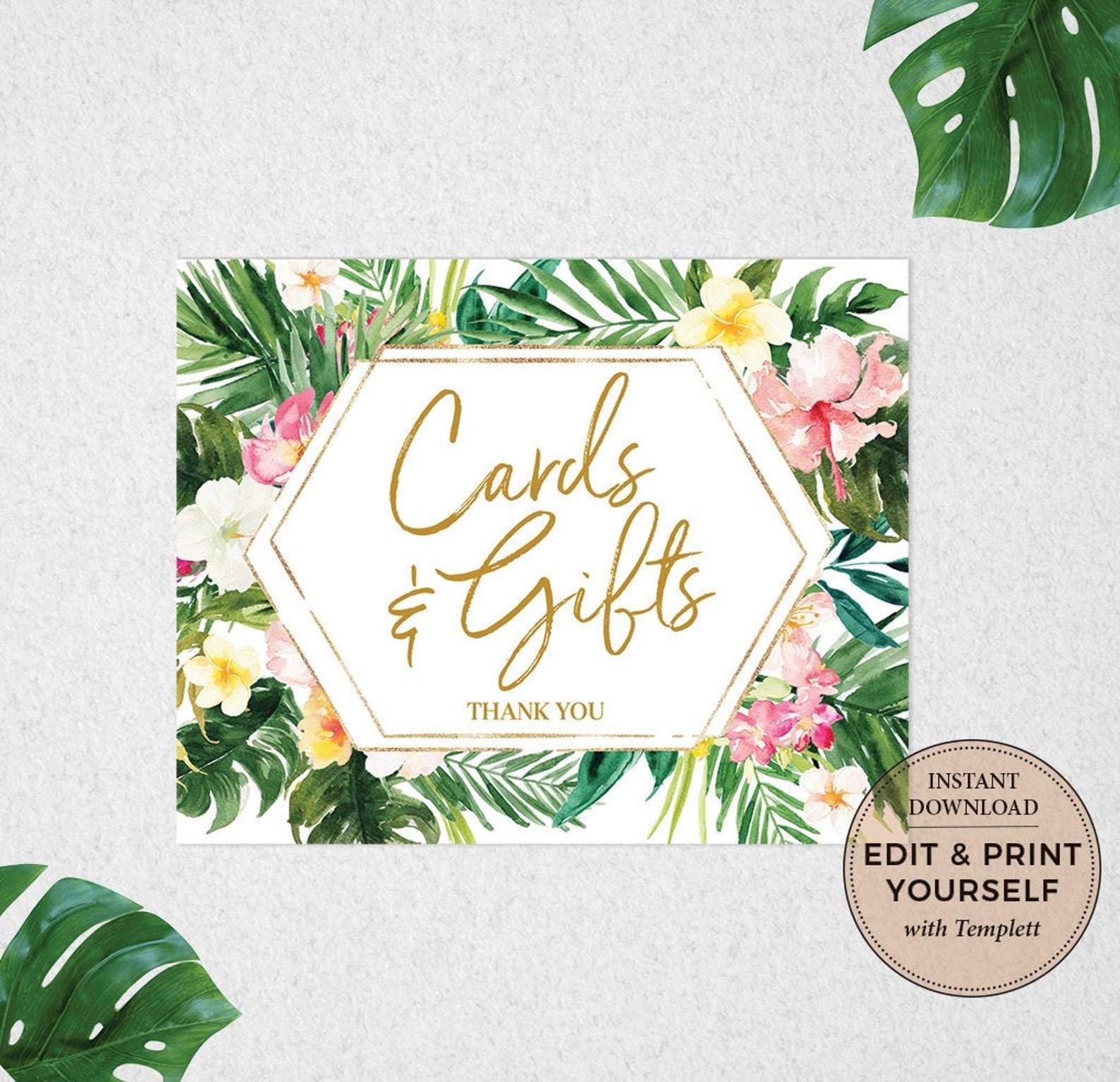 Tropical Birthday Bundle Tropical Birthday Editable Tropical | Etsy