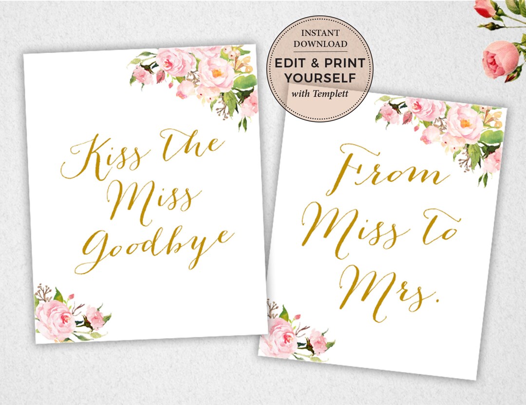 Kiss the Miss Goodbye, Kiss the Miss Sign, Kiss the Miss, From Miss to ...