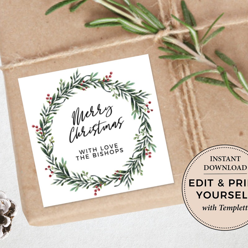 Christmas Labels - Etsy