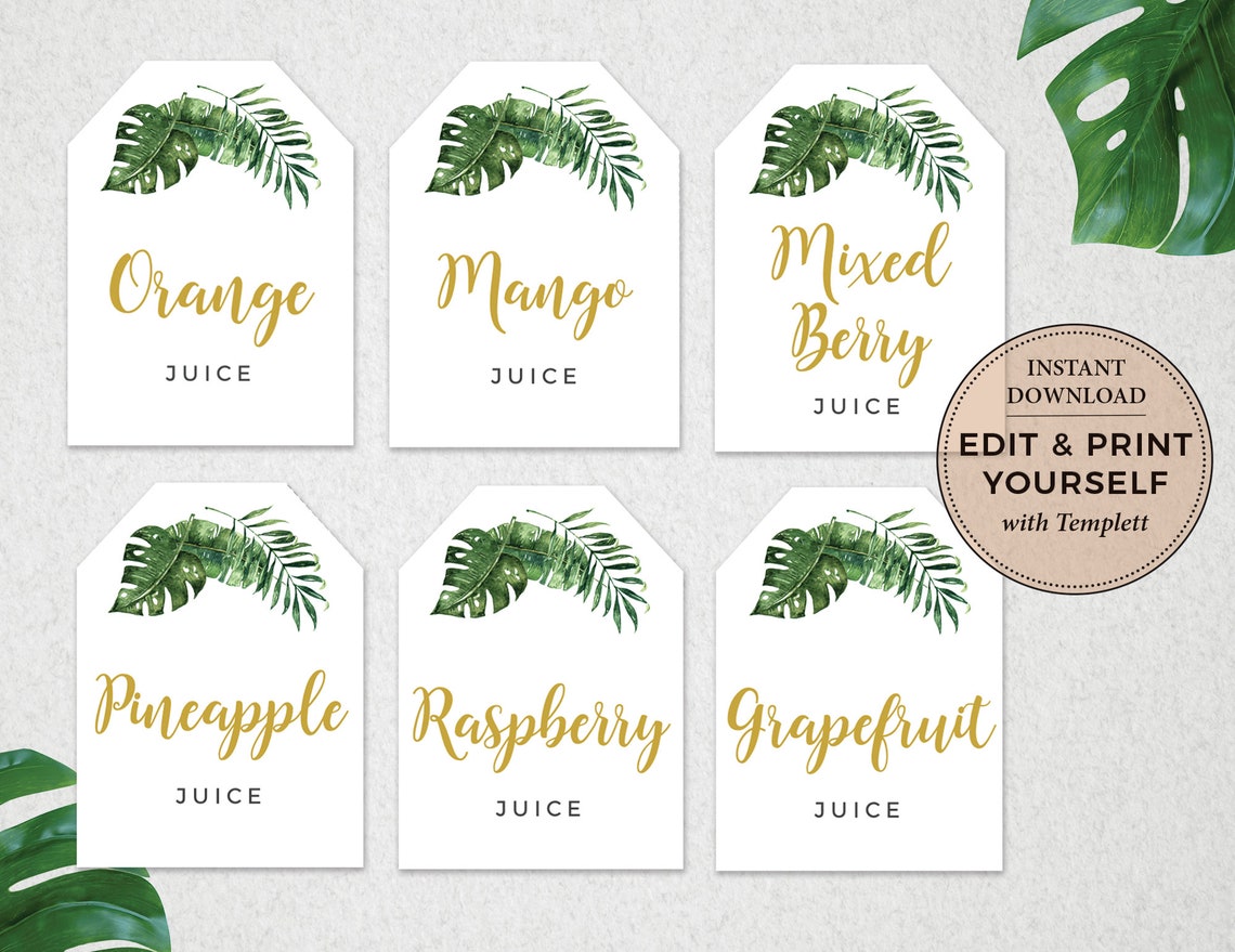 Mimosa Bar Sign Mimosa Bar Juice Labels Mimosa Bar Sign - Etsy