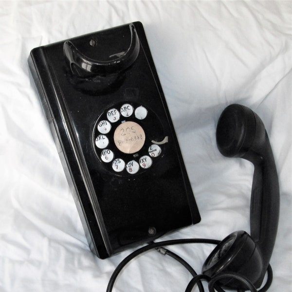Rotary Wall Phone - Etsy