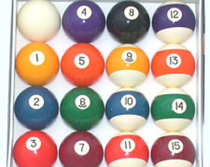 Replacement Pool Ball, Single Billiard Ball, Choose a Number - Etsy