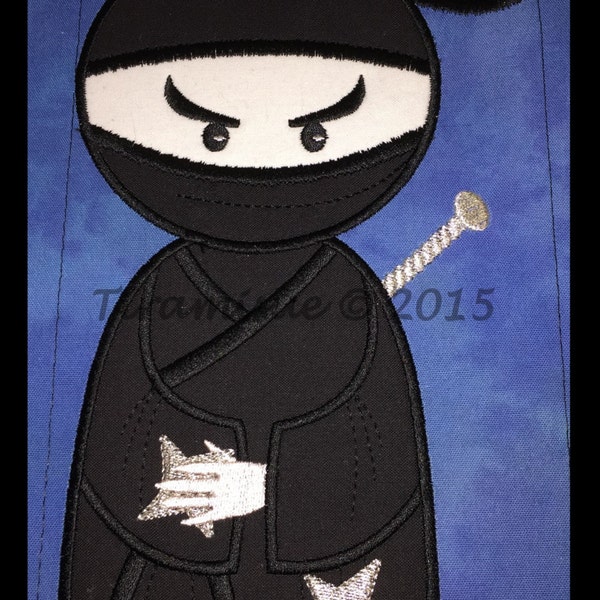 Ninja Applique - Etsy