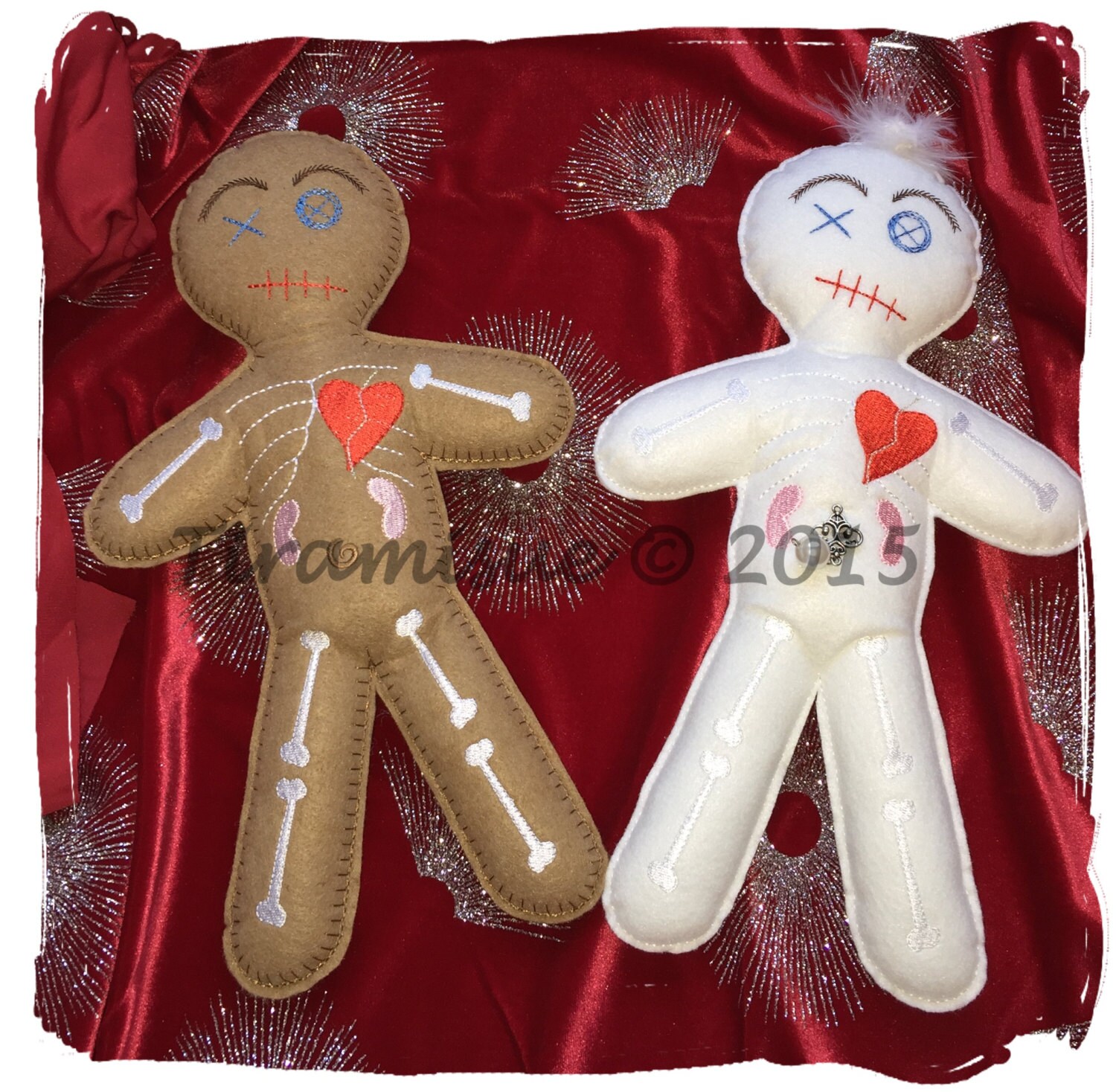GINGERBREAD VOODOO DOLL 5x7in (130x180mm) Hoop - Made in the Hoop ...