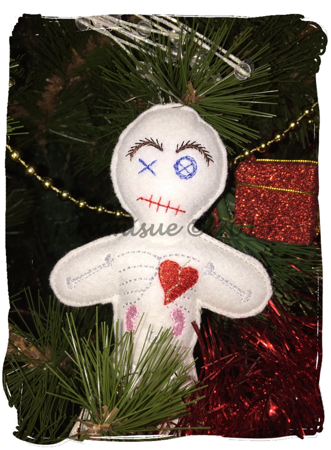 GINGERBREAD VOODOO DOLL 5x7in (130x180mm) Hoop - Made in the Hoop ...