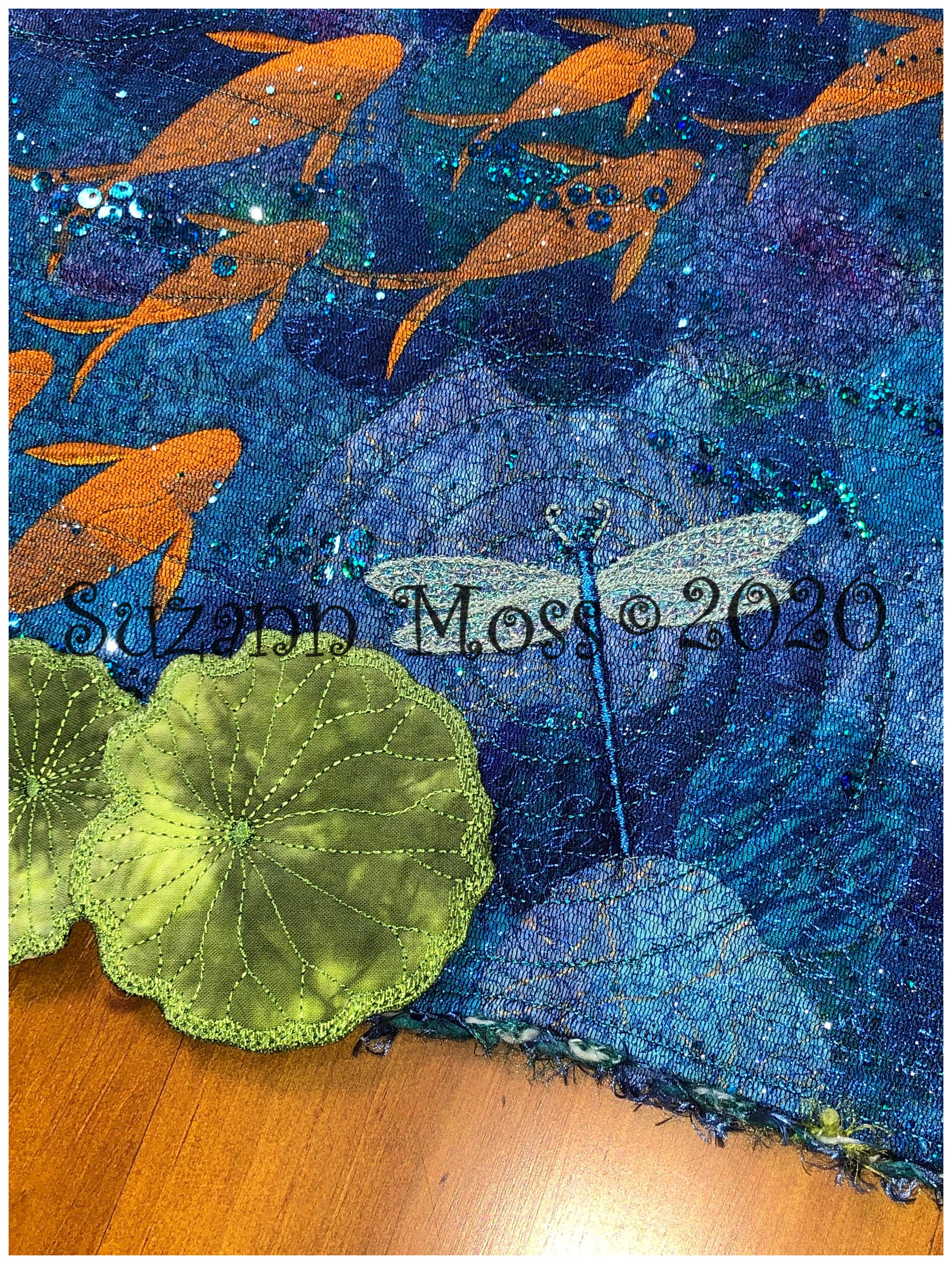 Pond Life Machine Embroidery Designs for the 4x4in/100x100mm Hoop ...