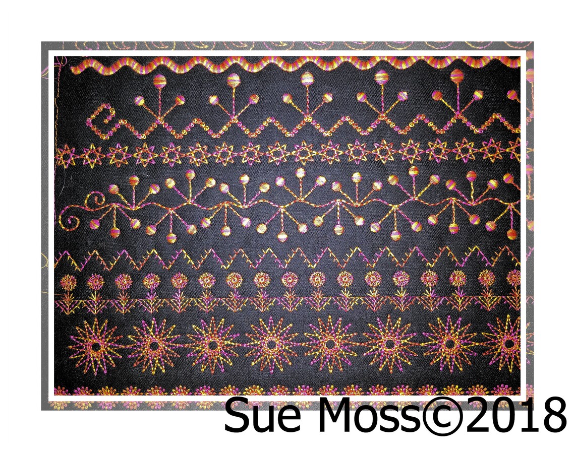 Beautiful Borders 14 Machine Embroidered Borders for 6x10 | Etsy