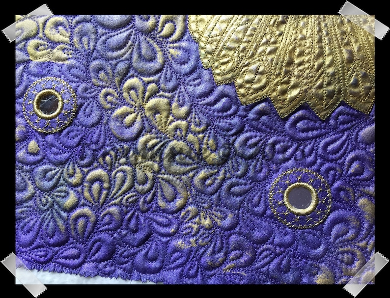 Shisha Mirror Machine Embroidery Designs for the 4x4inch (100x100mm ...