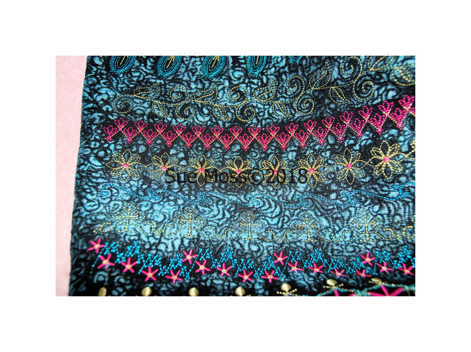 Beautiful Borders Set 2 13 Machine Embroidered Borders for - Etsy