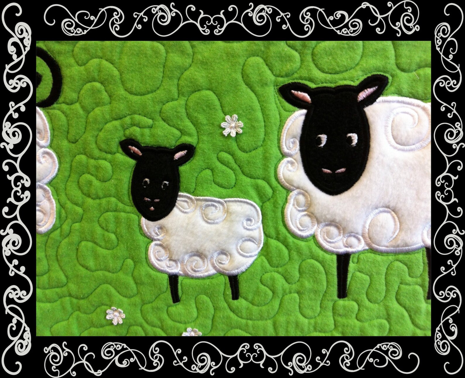 Applique Sheep Set Machine Embroidery Designs 3 Sizes | Etsy