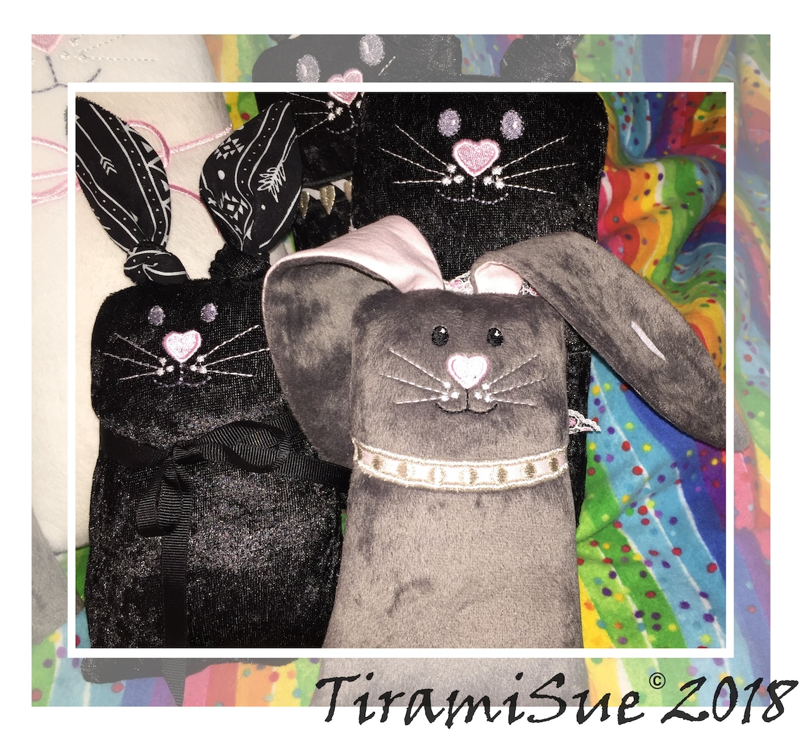 Bunny Crush for the 5x7inch/130x180mm Embroidery Machine - Etsy Australia