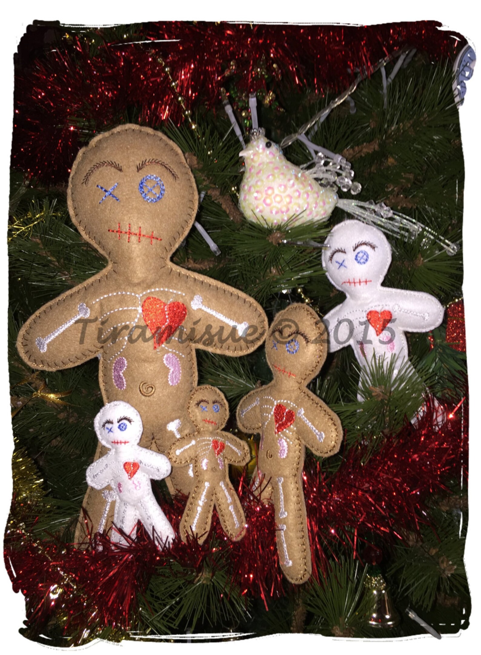 GINGERBREAD VOODOO DOLL 5x7in (130x180mm) Hoop - Made in the Hoop ...