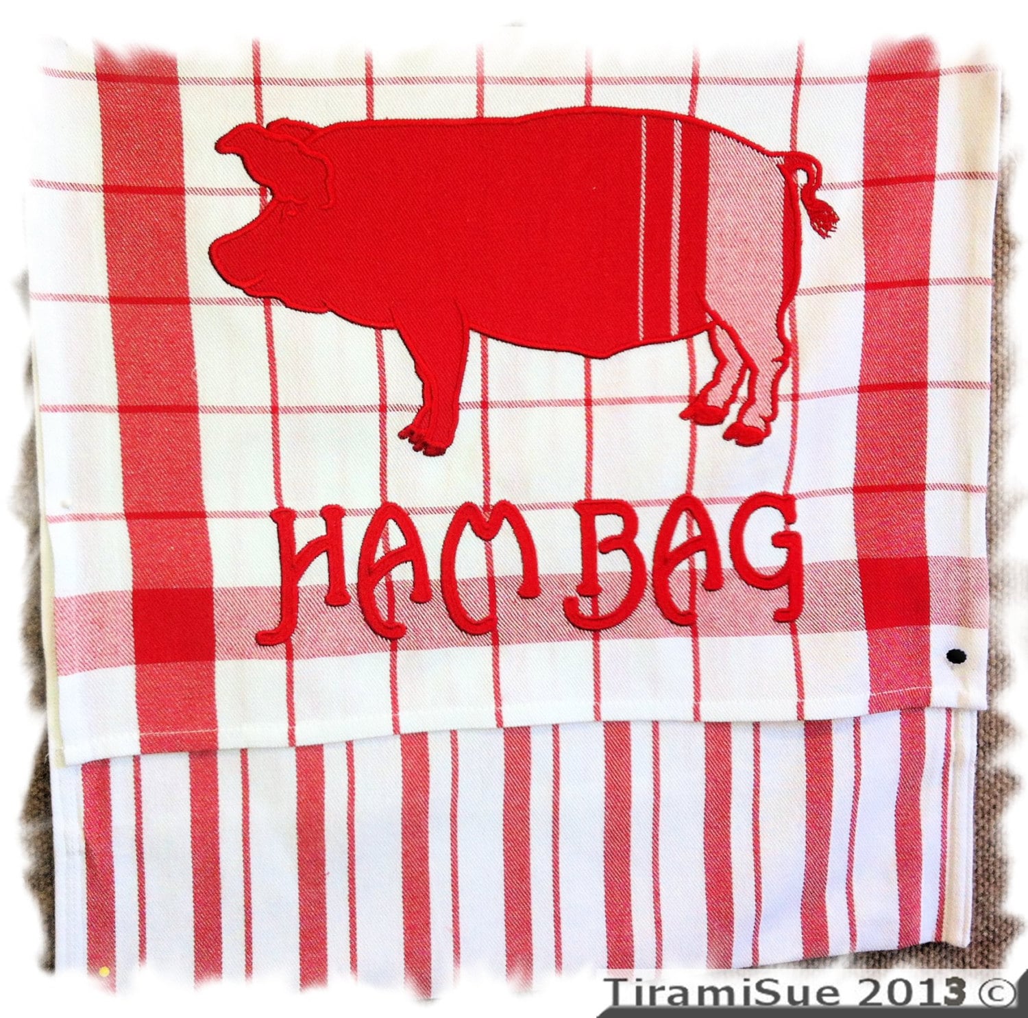 HAM BAG Machine Embroidery/Applique for the 8 x | Etsy