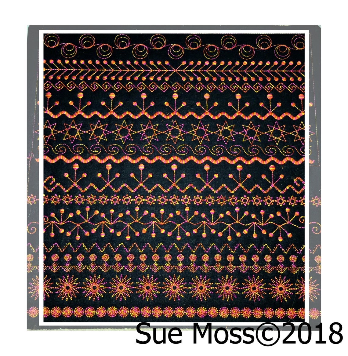 Beautiful Borders 14 Machine Embroidered Borders for 4x4 - Etsy