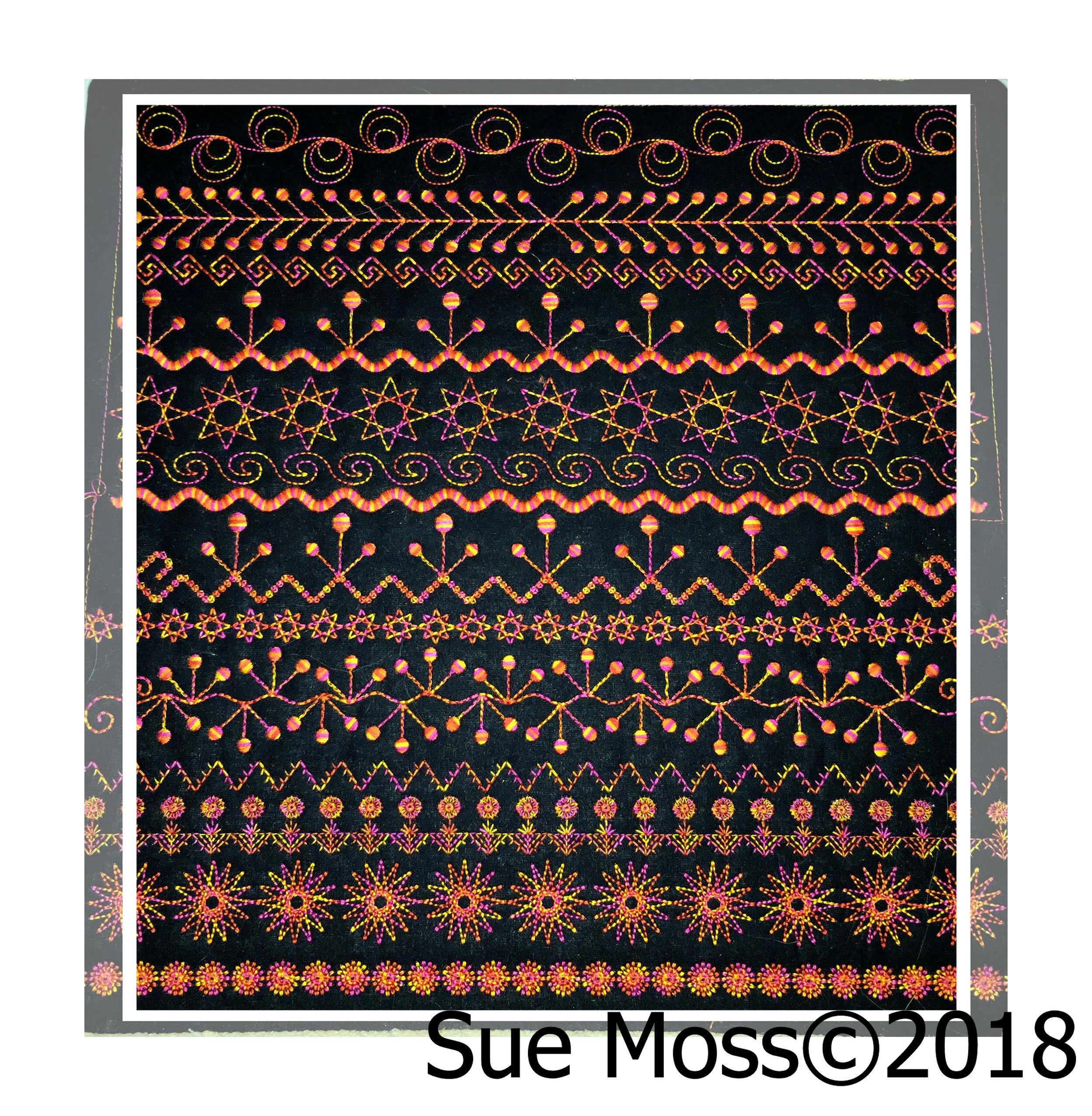 Beautiful Borders 14 Machine Embroidered Borders for 6x10 | Etsy