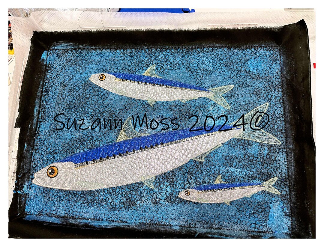 Extra Large Sardine Scene - 467.1mm X 259.4mm (18.39in X 10.61 Inches ...
