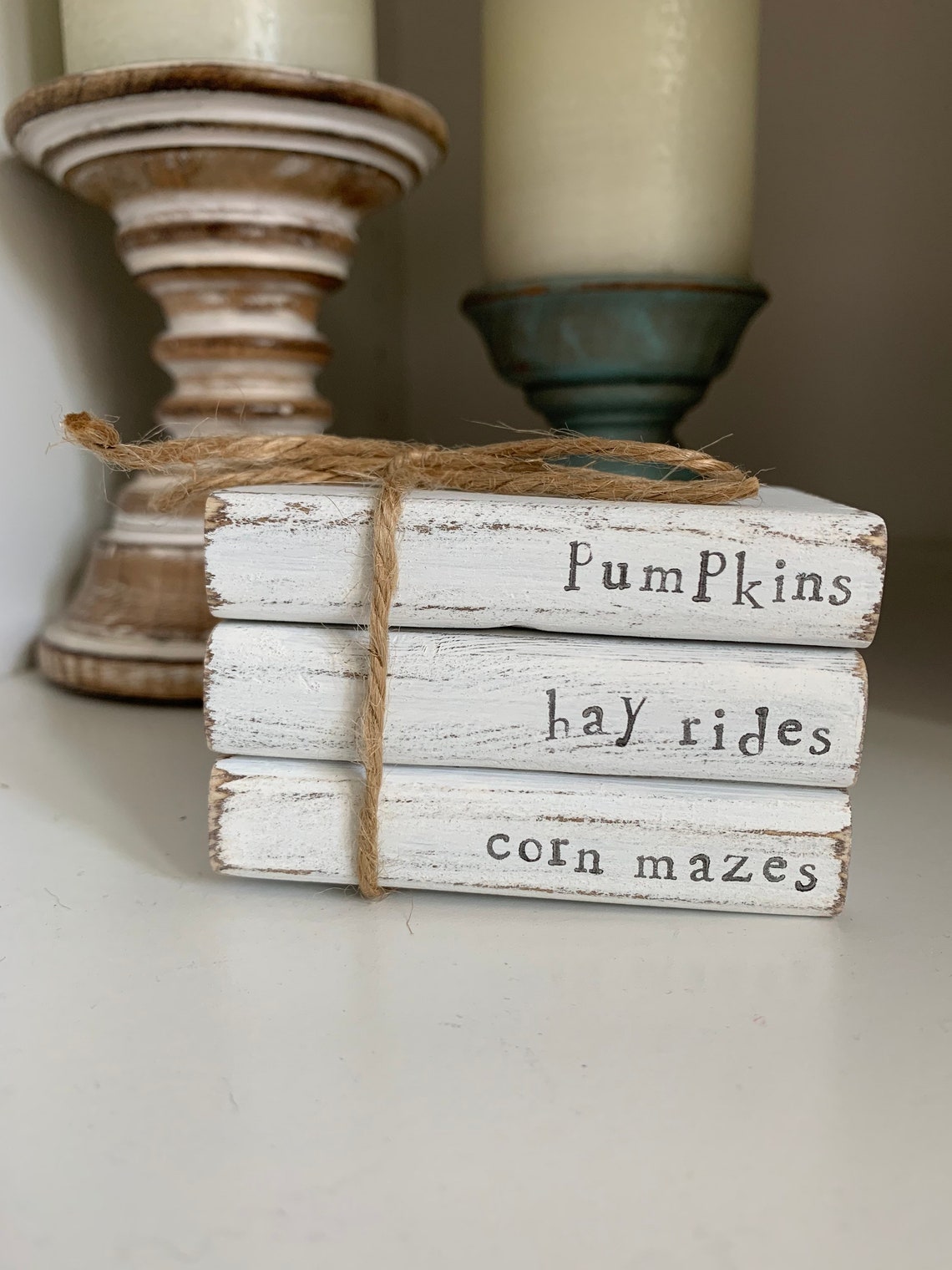 READY TO SHIP Faux Book Stack. Mini Faux Book Stack. Tiered | Etsy