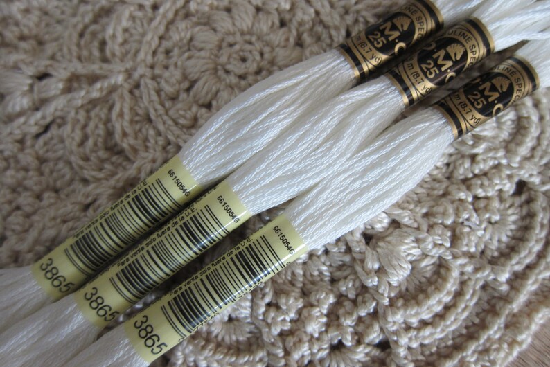 DMC Color Family White/Neutral DMC B5200 Blanc 3865 | Etsy