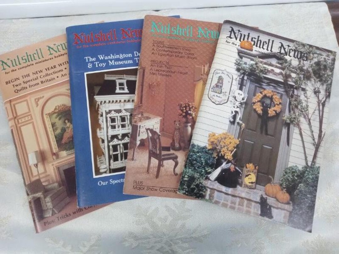 Vintage, Nutshell News Magazine: January, February, March, October ...