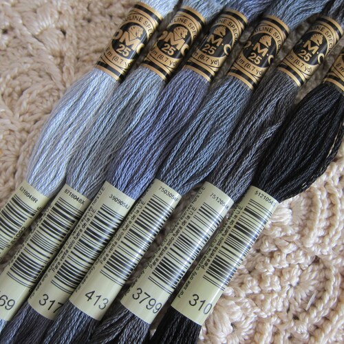 DMC 6-stranded Cotton Embroidery Floss Bulk Thread Bundle | Etsy