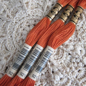 DMC Color Family Copper DMC 922 921 920 919 918 DMC | Etsy